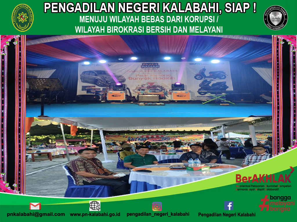 Bazaar UMKM BRI Lian | Pengadilan Negeri Kalabahi