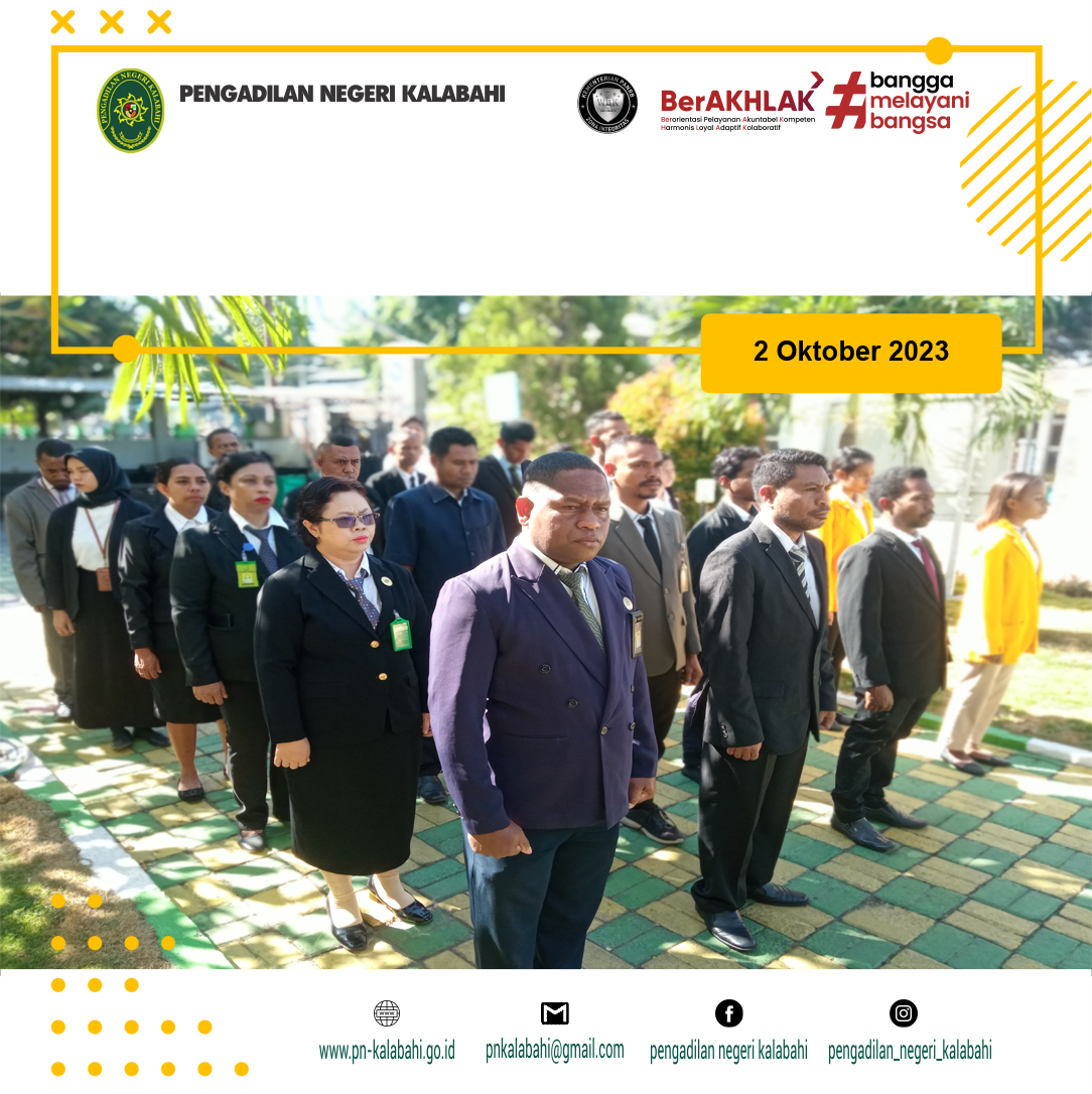 Upacara Peringatan Hari Kesaktian Pancasila tahun 2023 | Pengadilan ...